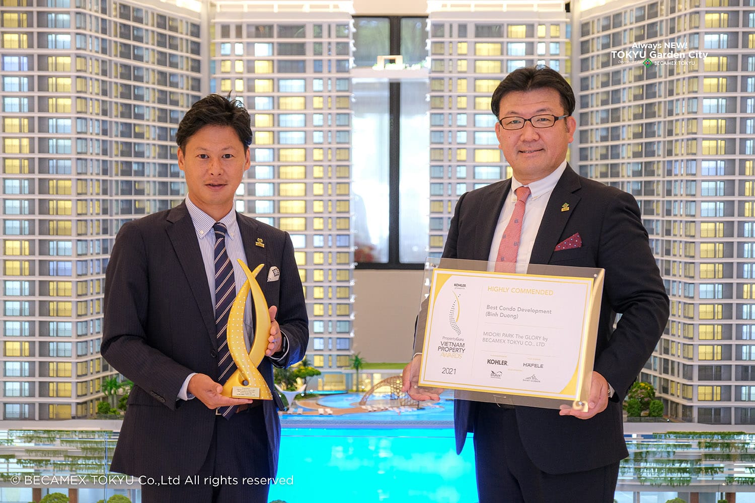 BECAMEX TOKYU honorably achieved 02 prizes from Vietnam Property Awards ...